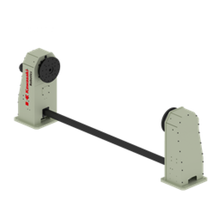 Single axis welding positioner with horizontal rotating axis and 250 kg ...