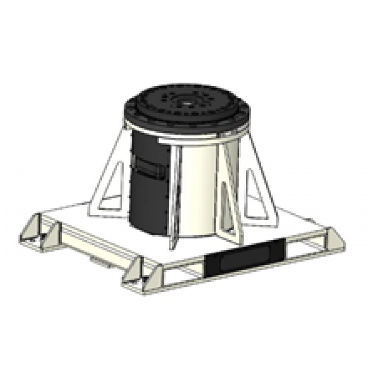 Single axis welding positioner with vertical rotating axis and 2500 kg ...