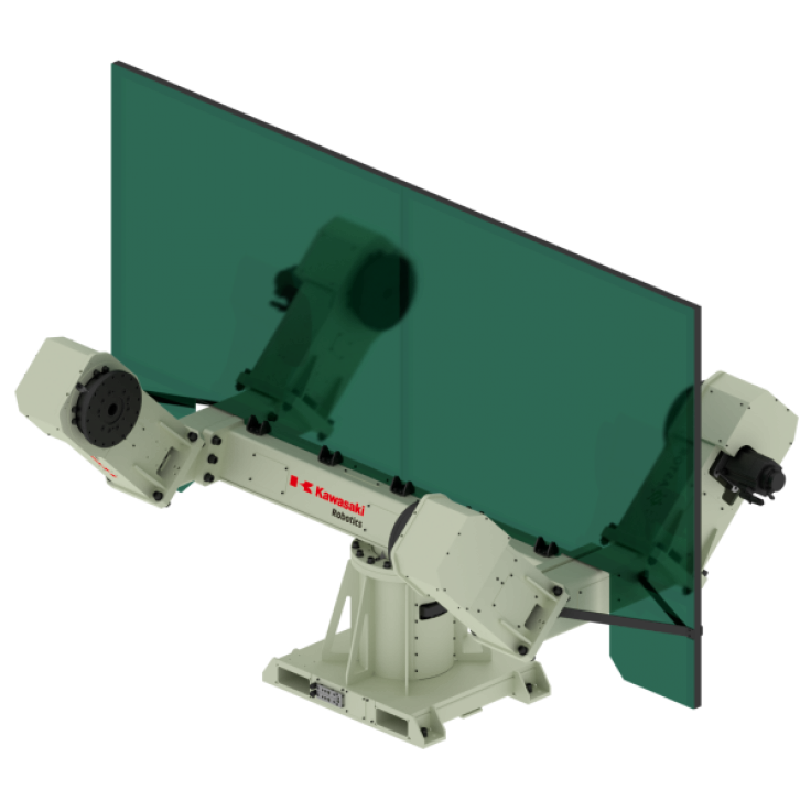 Multi axis welding positioner with vertical rotating axes and 2 ... Multi axis welding positioner with vertical rotating axes and 2 ...