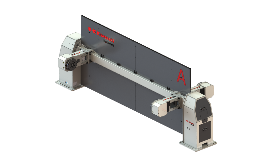 Multi axis welding positioner with 3 horizontal rotating axis, 2 ... Multi axis welding positioner with 3 horizontal rotating axis, 2 ...