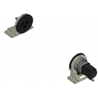 Single axis welding positioner with horizontal rotating axis and 500 kg ...